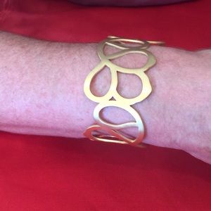 Jewelry | Gold Design Cut Out Cuff Bracelet | Poshmark